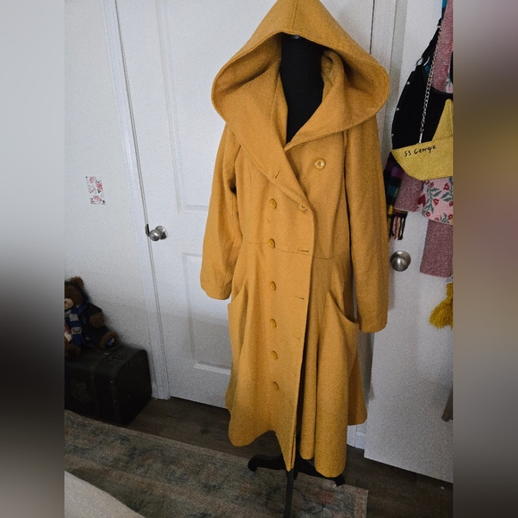 Collectif | Jackets & Coats | Collectif Mustard Coat | Poshmark
